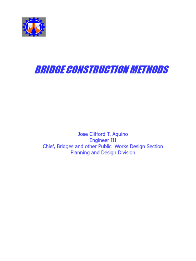 Bridge Construction | PDF | Deep Foundation | Bridge