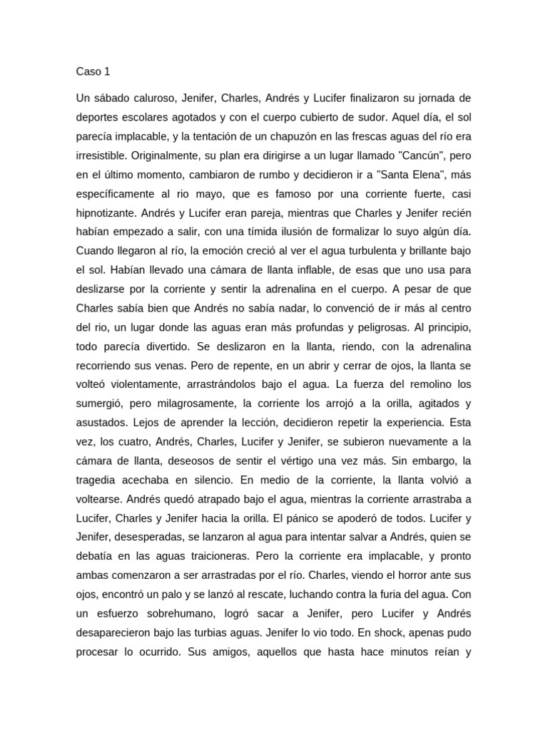 Casos - Diagnostico e Informe Psicologico | PDF