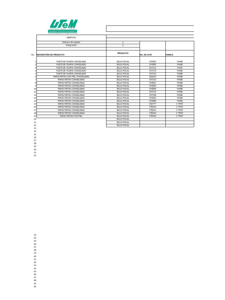 Formato - de - Inventario Nieves Sellos | PDF