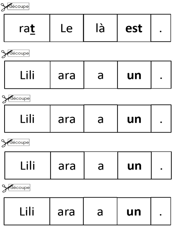 Ecrire Une Phrase Son l | PDF