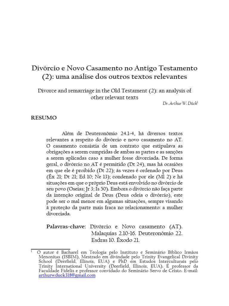 Gtic,+Art.+06+ +Divorcio+ +Arthur+Duck | PDF