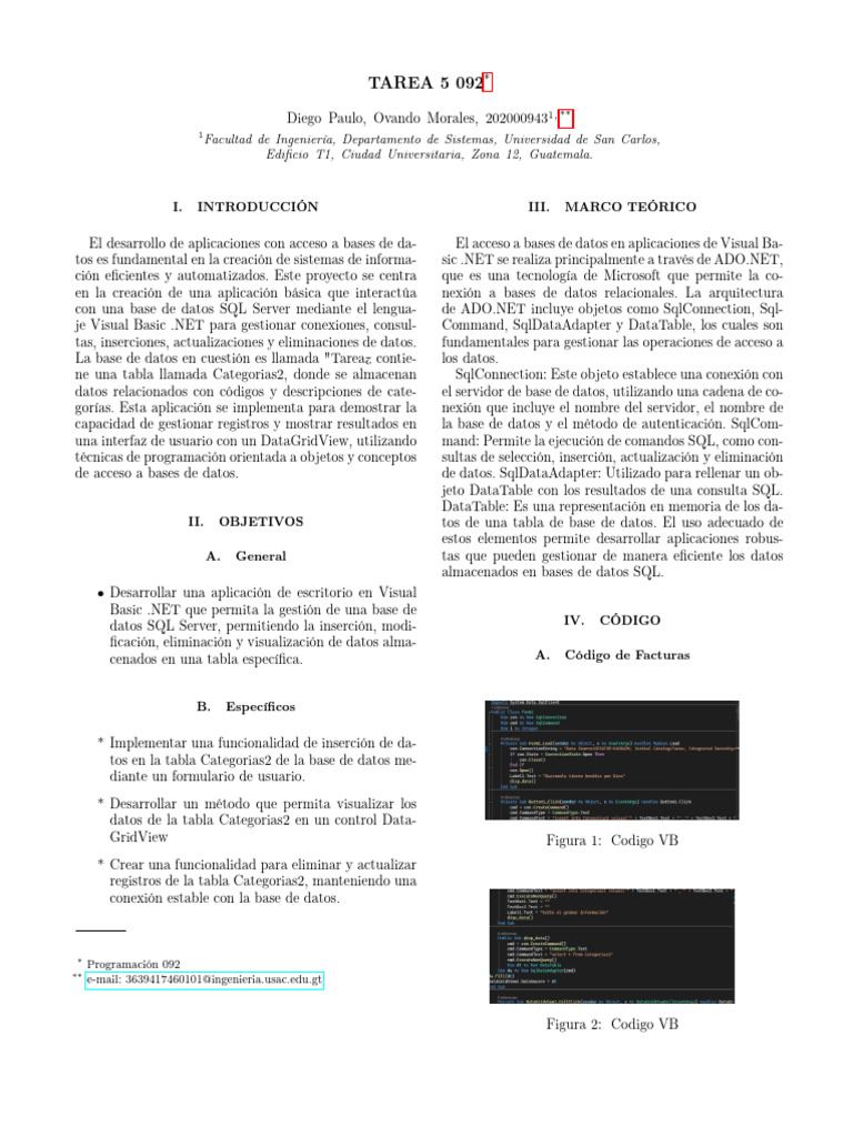 Tarea 5 VB 202000943 092 | PDF