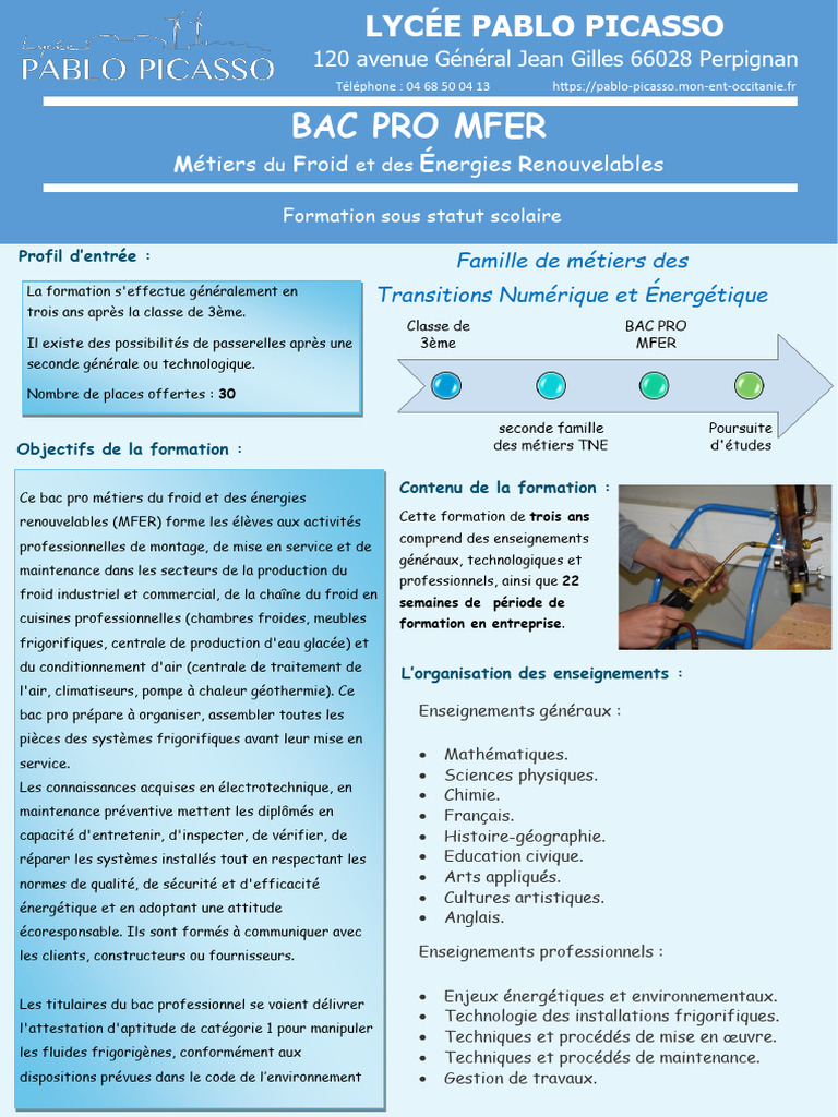 Bac Pro MFER | PDF