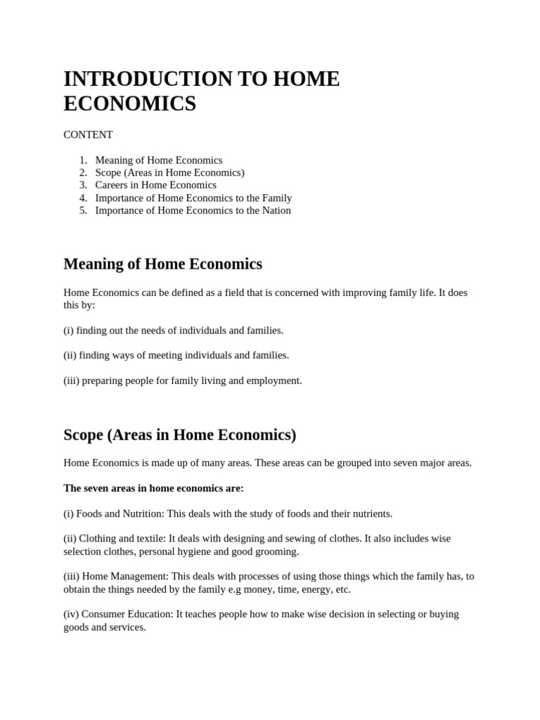 Jss 1 Home Econs First Term | PDF | Sexually Transmitted Infection | Hiv/Aids