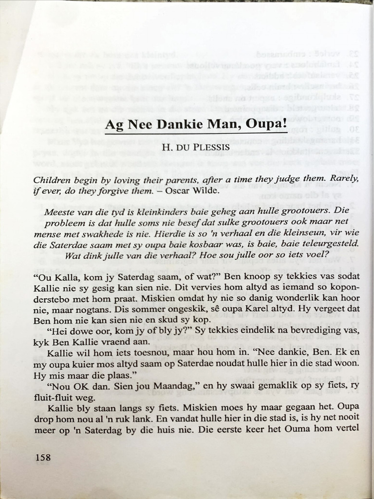 "Ag Nee Dankie Man, Oupa!" | PDF