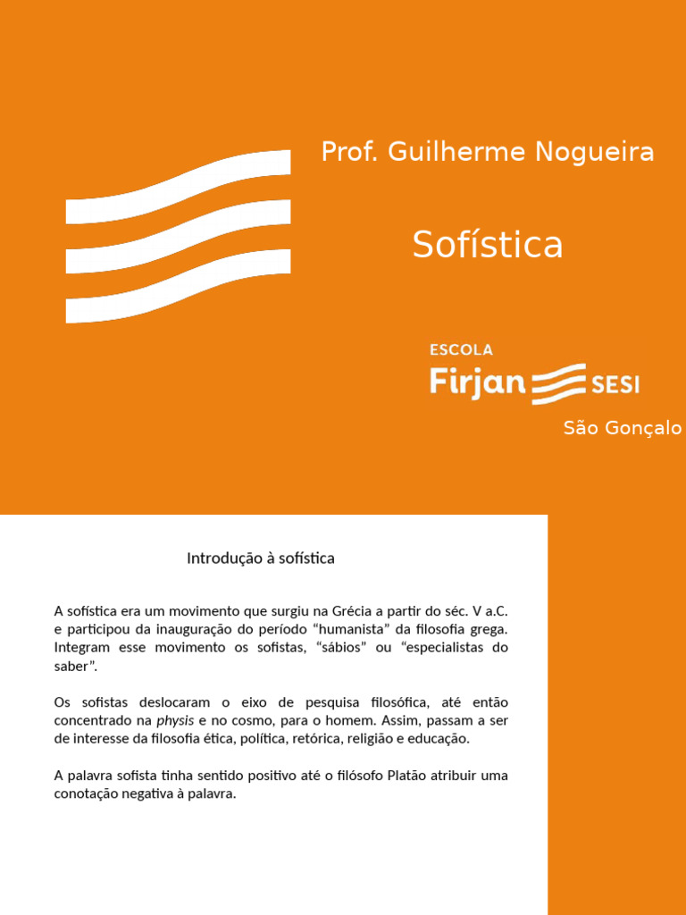 Sofística | PDF