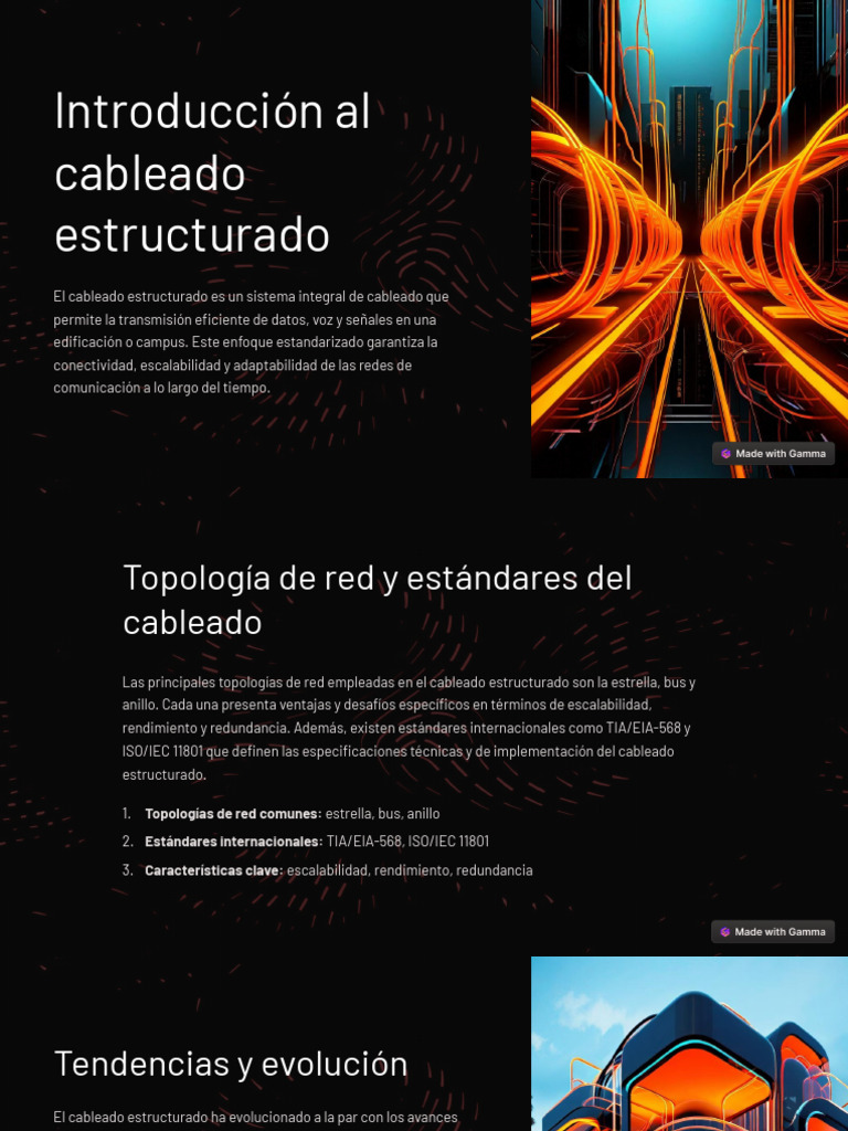 Introduccion Al Cableado Estructurado | PDF | Red de computadoras | Escalabilidad