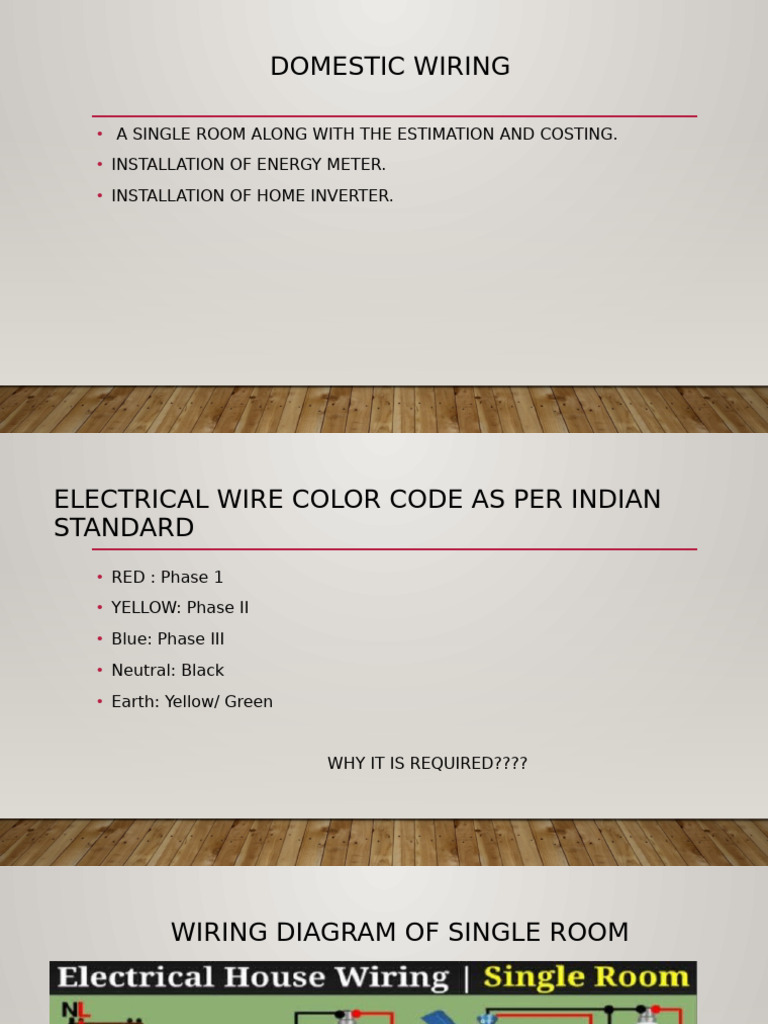 Domestic Wiring | PDF