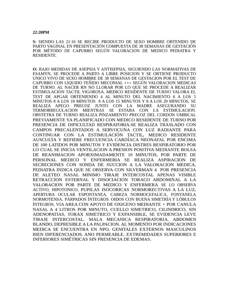 Entubacion + Prematuro | PDF