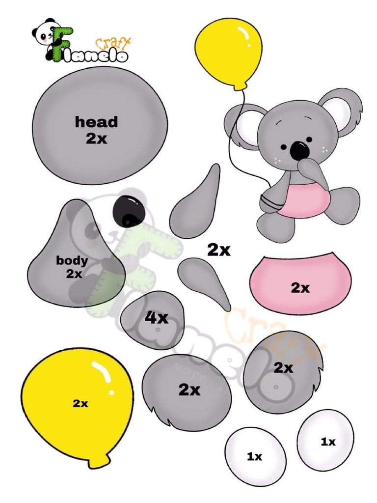 Koala FREE Flanelo Craft | PDF