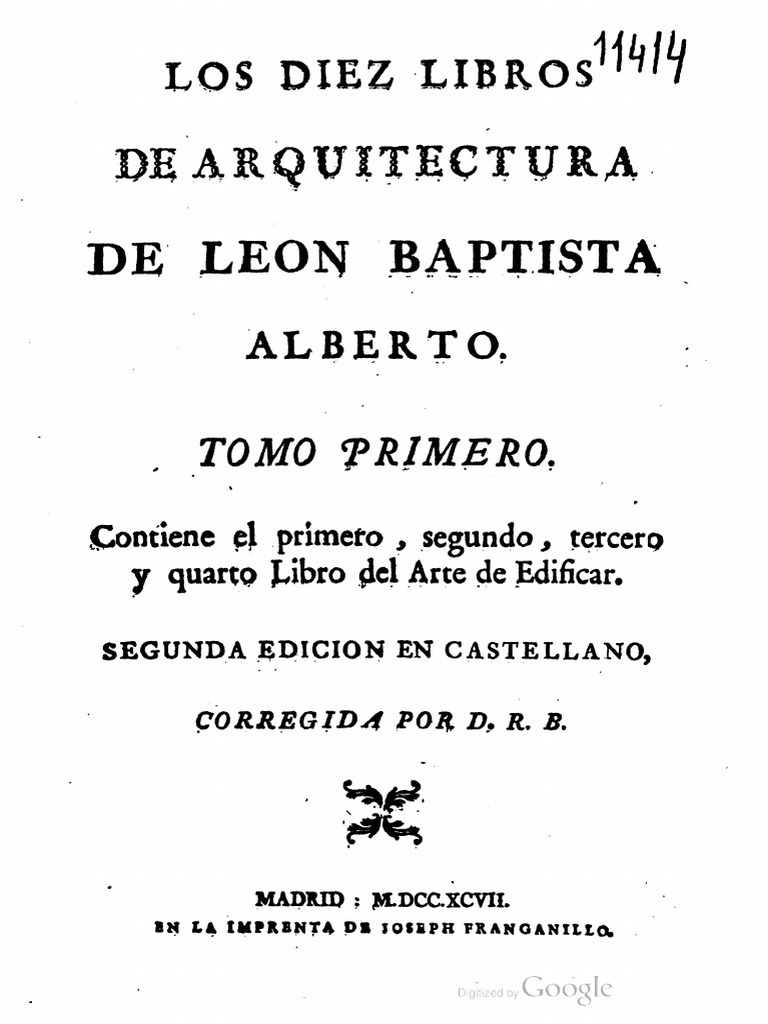 Leon Battista Alberti de Re Aedificatoria Proemio | PDF