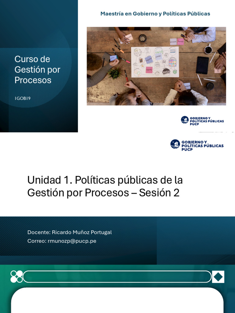 Curso Gestion Por Procesos MGPP - Sesion 2 | PDF