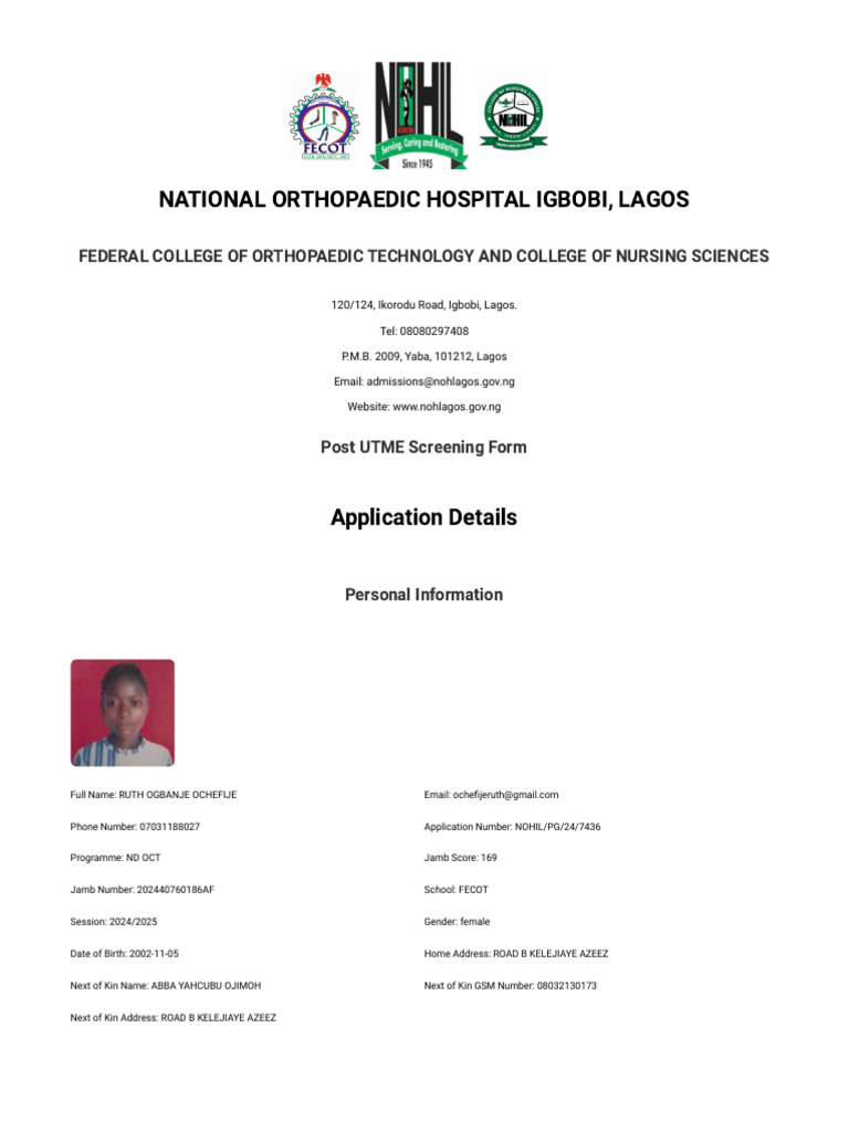 Obanje Nohil-Utme | PDF