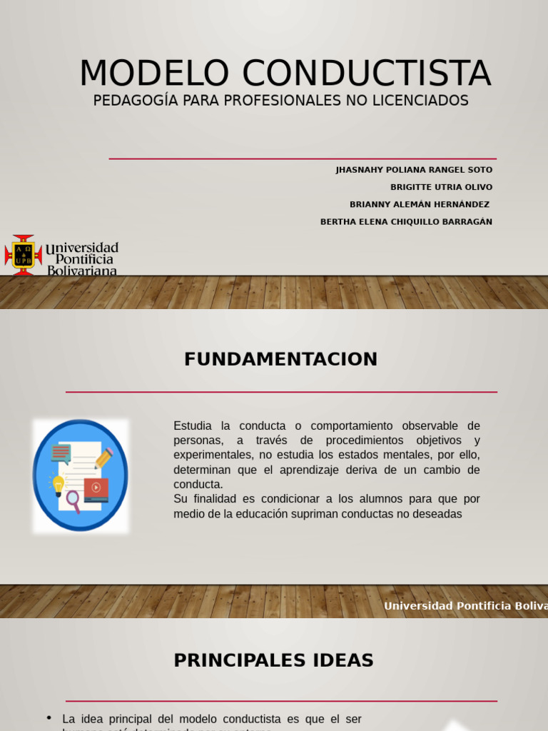 Modelo Conductista | PDF