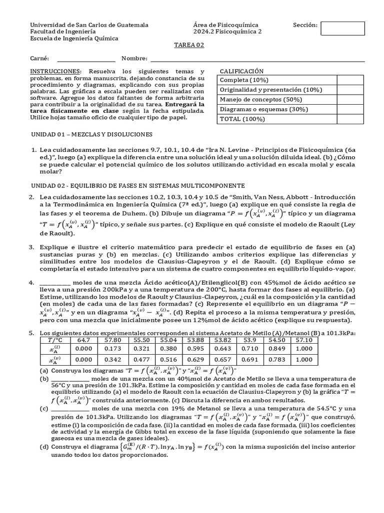 FQ2-2024.2 Tarea 02 | PDF