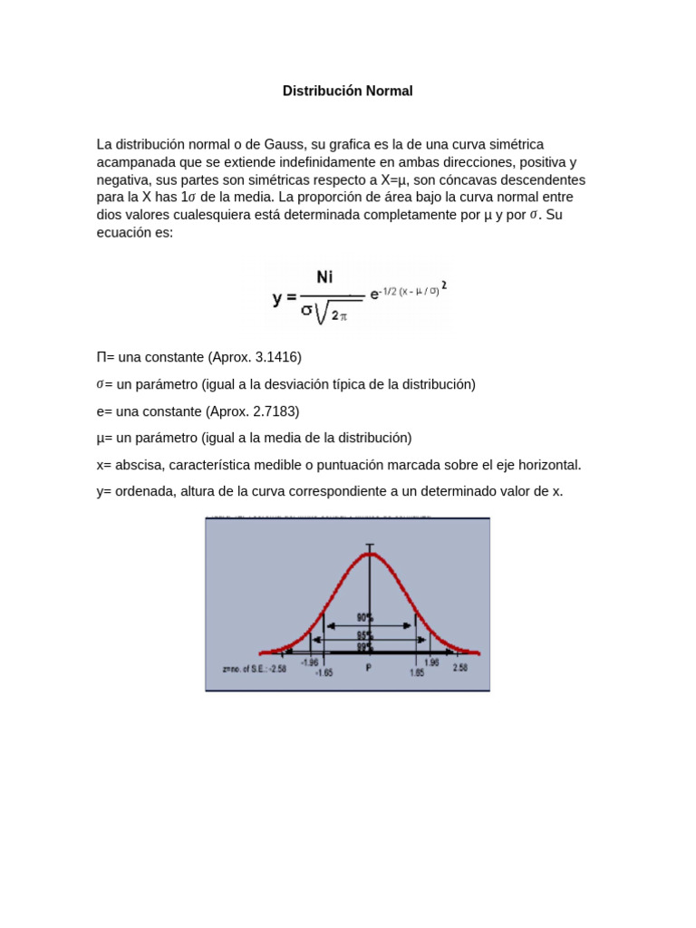 Distribución Normal | PDF