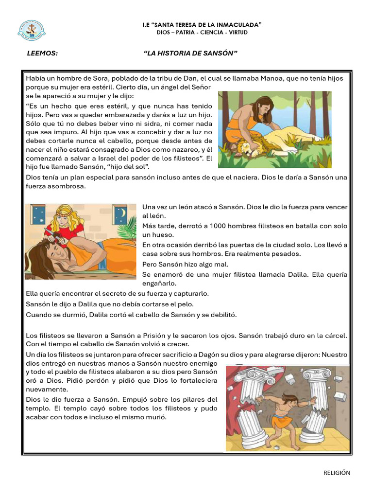 Ficha Religión | PDF