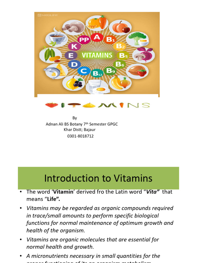 Vitamins | PDF