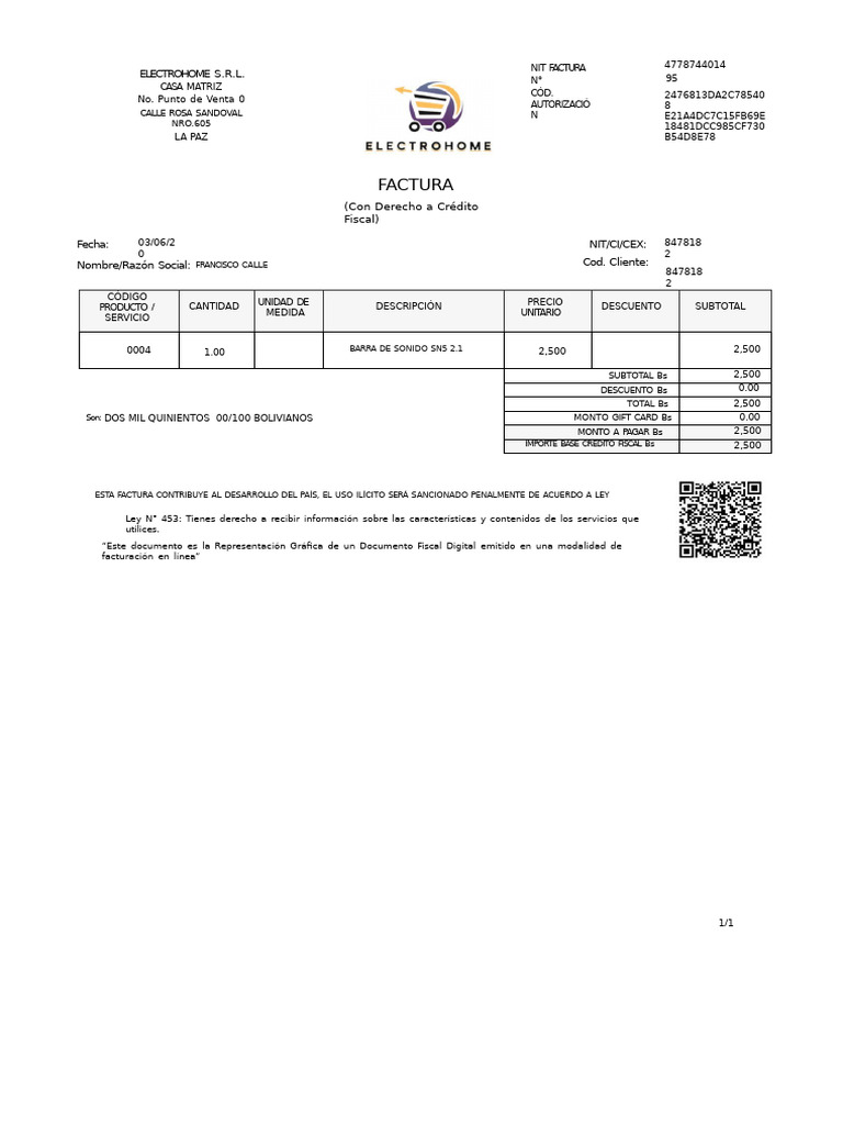 Factura 95 - 20240911 - 162634 - 0000 | PDF