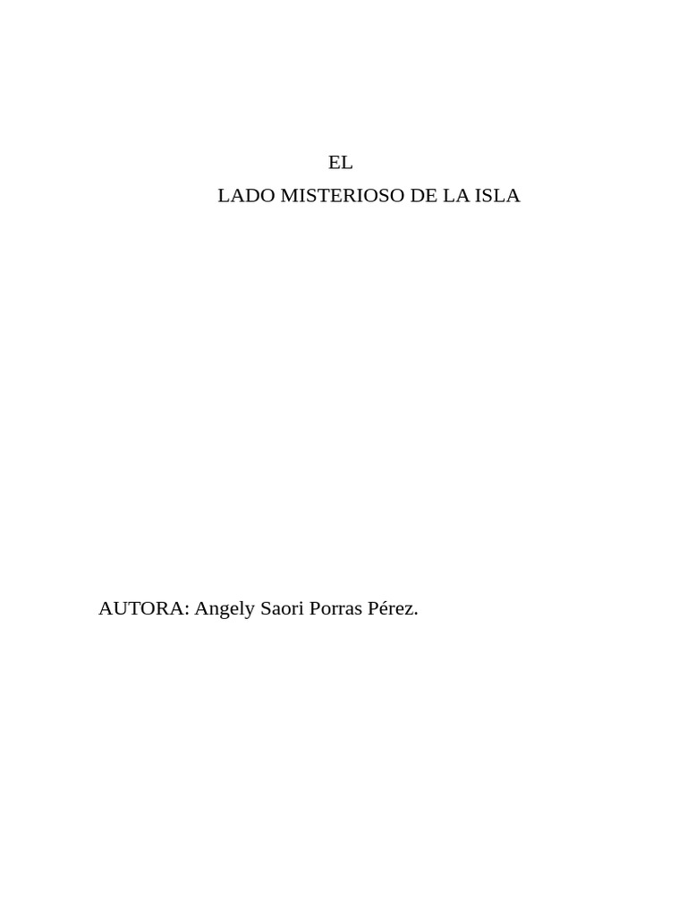 El Lado Misterioso de La Isla | PDF