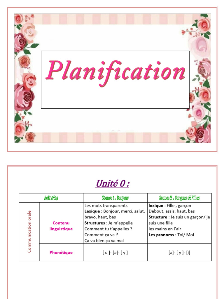Planification | PDF