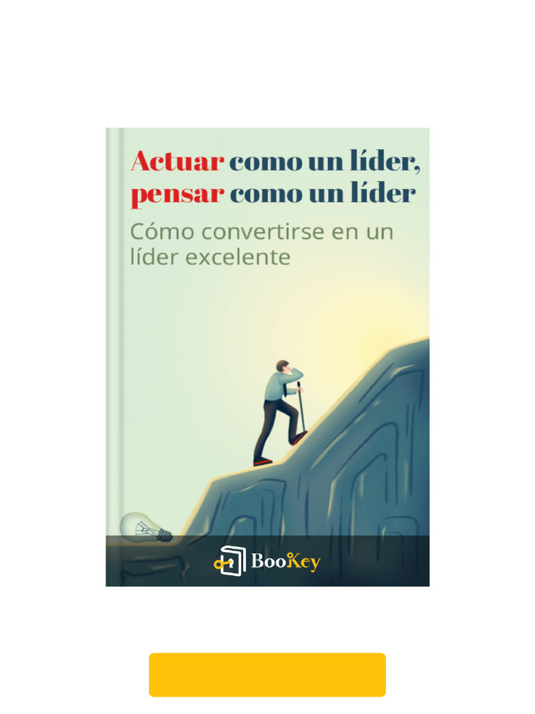 Liderazgo: Actuar para Pensar Mejor | PDF | Pensamiento | Liderazgo