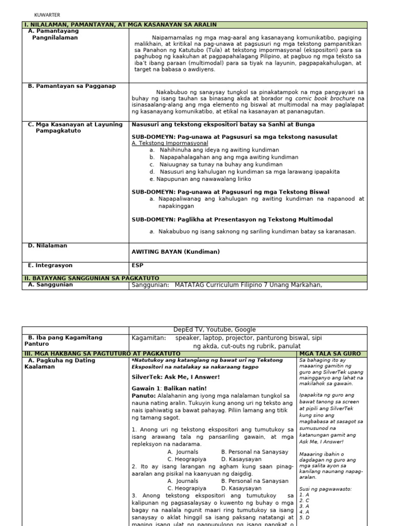 Matatag LP Kundiman | PDF