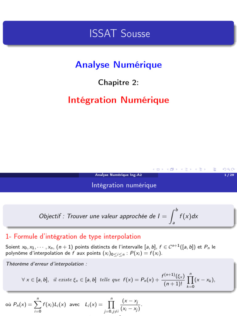 Presentation Intégration Numérique | PDF