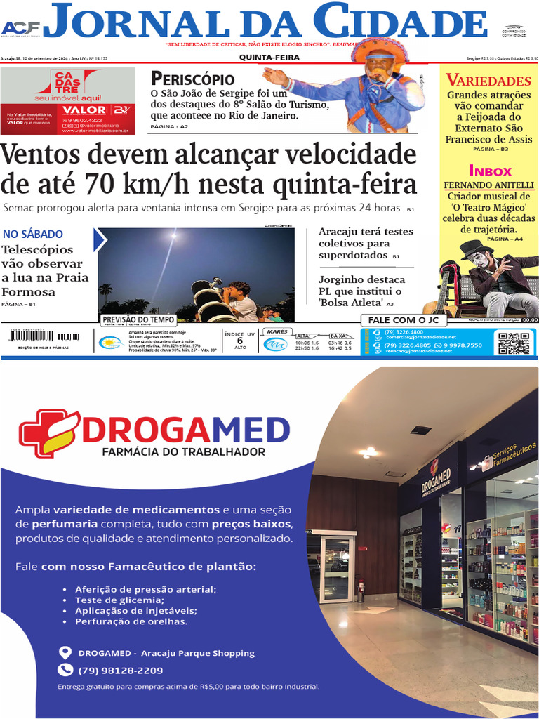 Jornal Da Cidade - Aju-Se-Ed-Digital-12-09-2024 | PDF