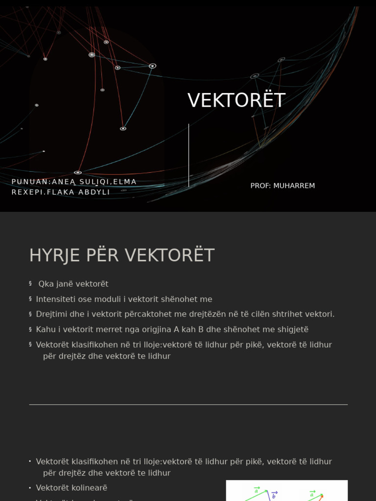 Vektorët Elma | PDF
