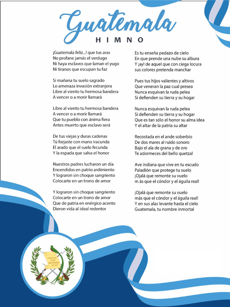 Himno Nacional - Cleaned | PDF