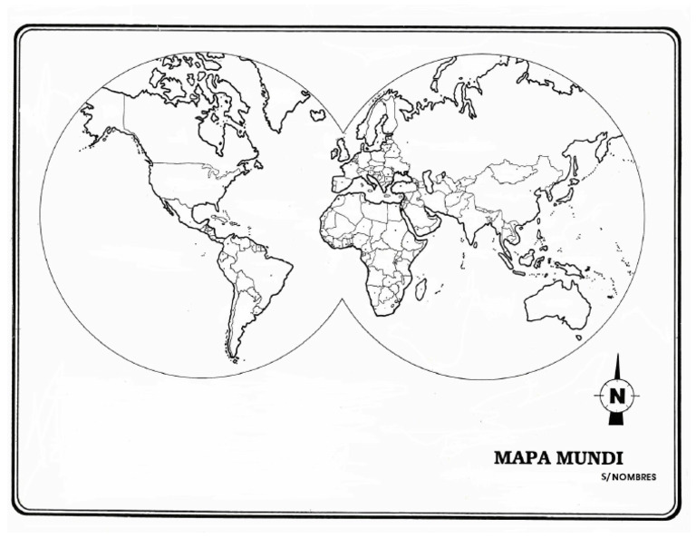 Mapamundi Sin Nombres | PDF