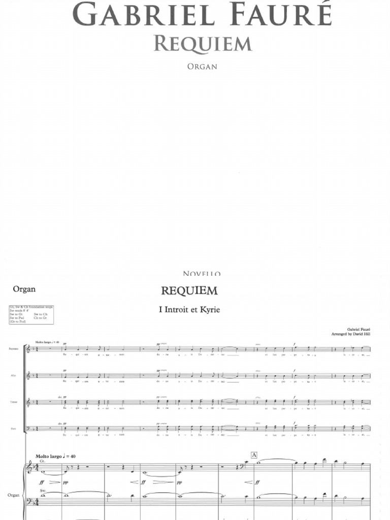 Fauré_Requiem_organ | PDF