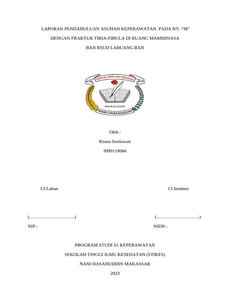 LP Fraktur Tibia-Fibula | PDF