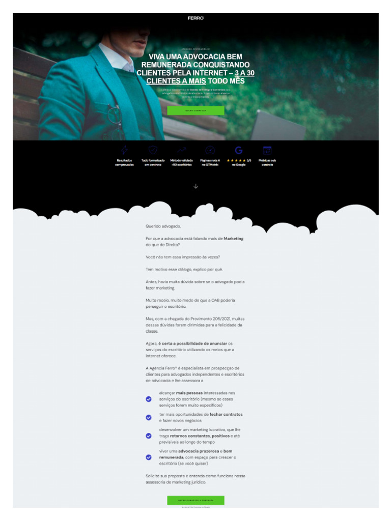 Screencapture Agenciaferro BR Gestao de Trafego para Advogados 2024 09 17 20 - 19 - 52 | PDF