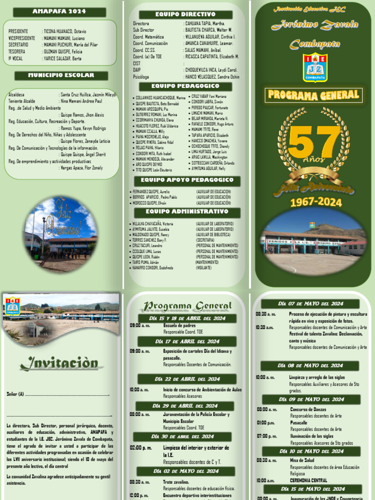 Tritico Aniversario 2024 JZ . | PDF