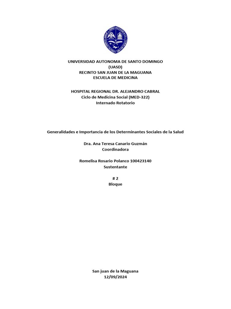 Modelo Diderichsen | PDF