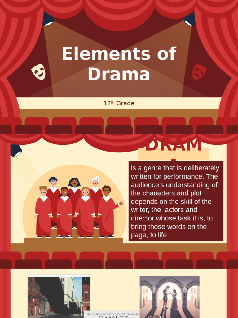 Elements of Drama for Class Discussion | PDF