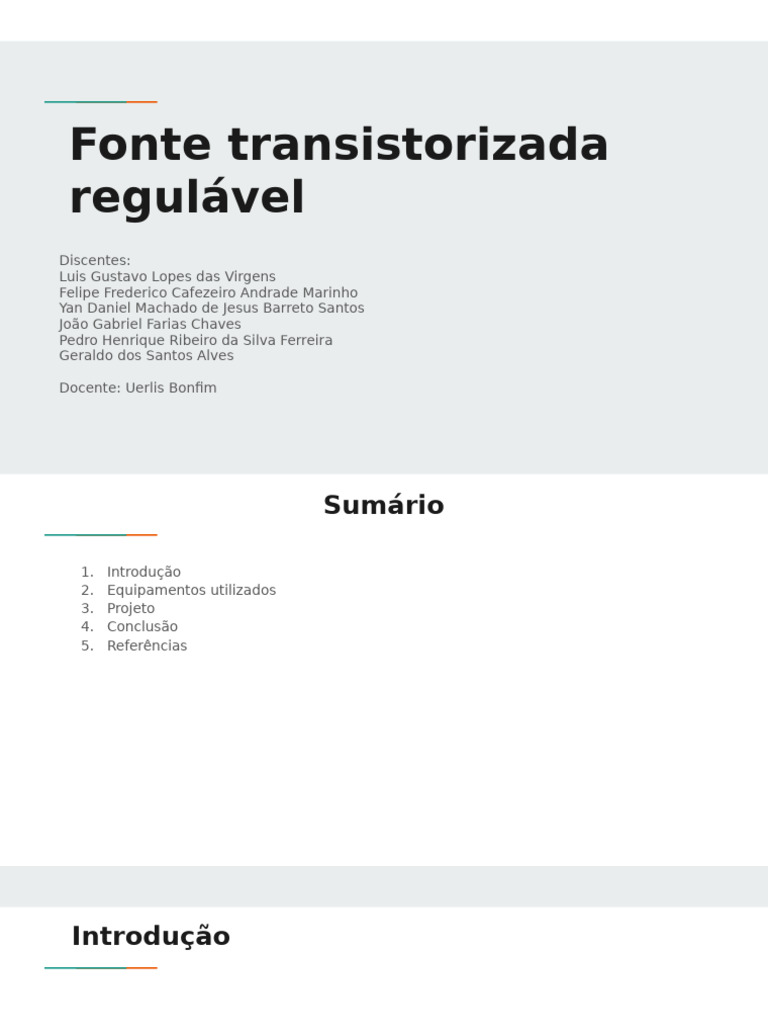 Fonte Regulável 20v Final | PDF