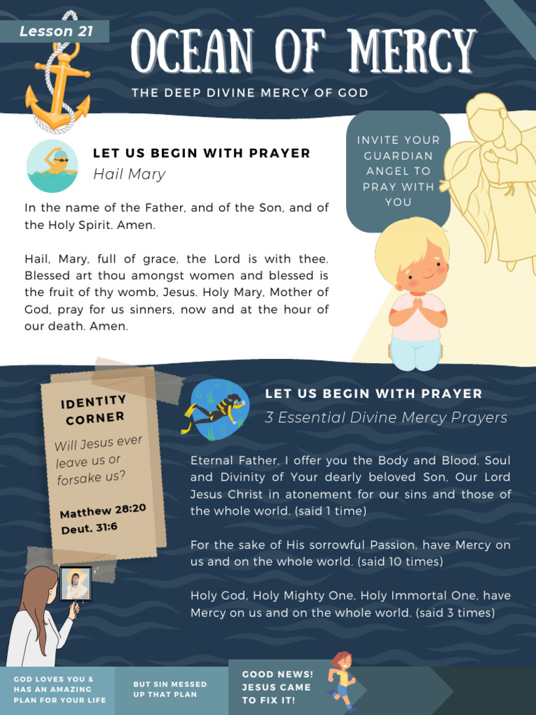 Lesson 21 Ocean of Mercy | PDF