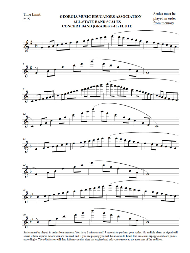 CB Flute ASB Scales | PDF