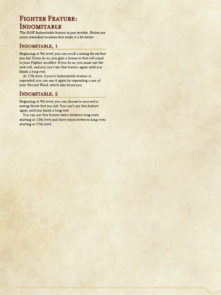 Revised Indomitable | PDF