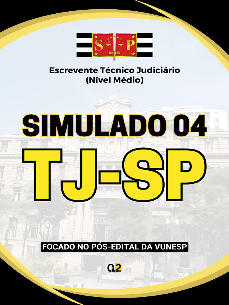 Simulado 04 TJ SP Escrevente | PDF