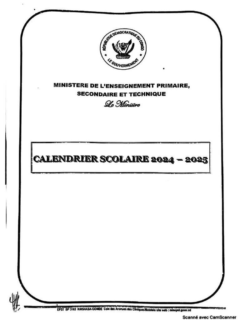Calendrier scolaire 2024-2025 | PDF Calendrier scolaire 2024-2025 | PDF