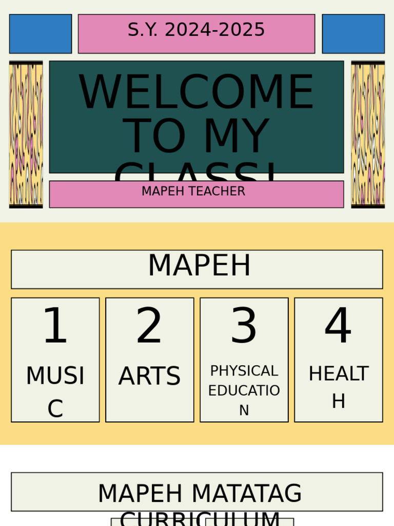 Welcome To My Class | PDF