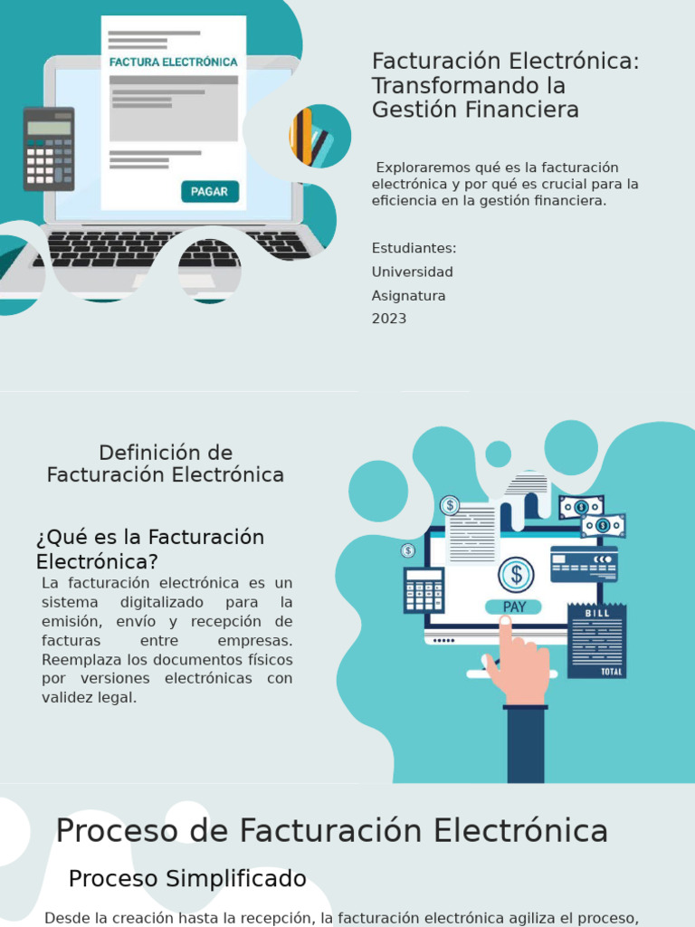 Facturación Electrónica | PDF