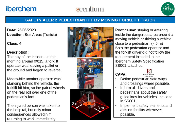 SA001 - Iberchem Safety Alert - FLT Roll Over Pedestrian Foot 20230526 ...