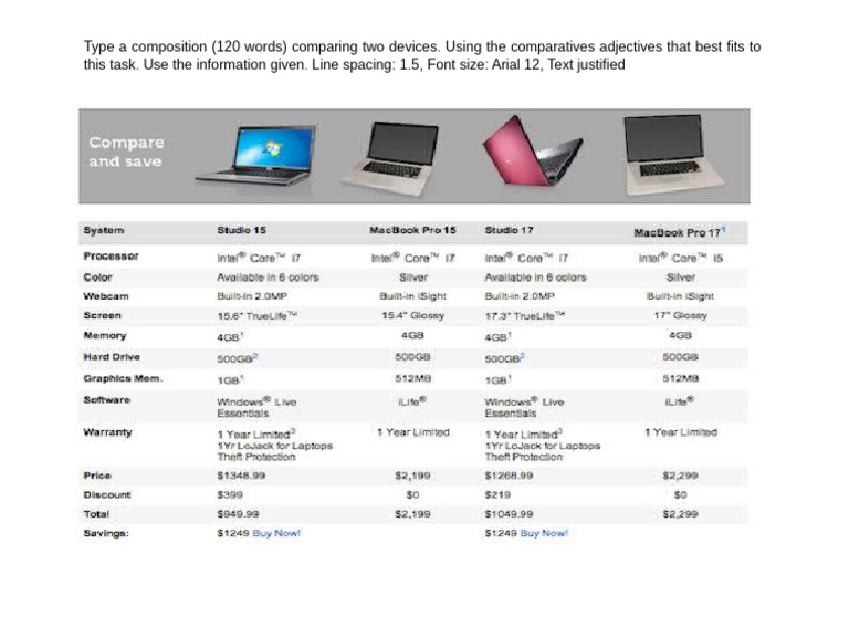 Comparing Gadgets - 105908 | PDF