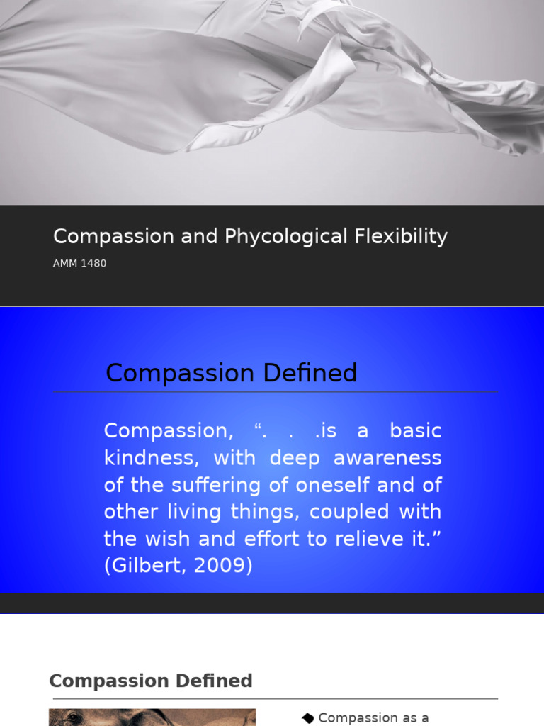 Compassion and Phycological Flexibility | PDF