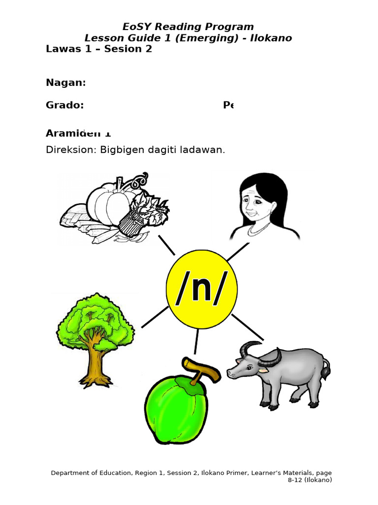 Ilokano E Wk1S2-final | PDF